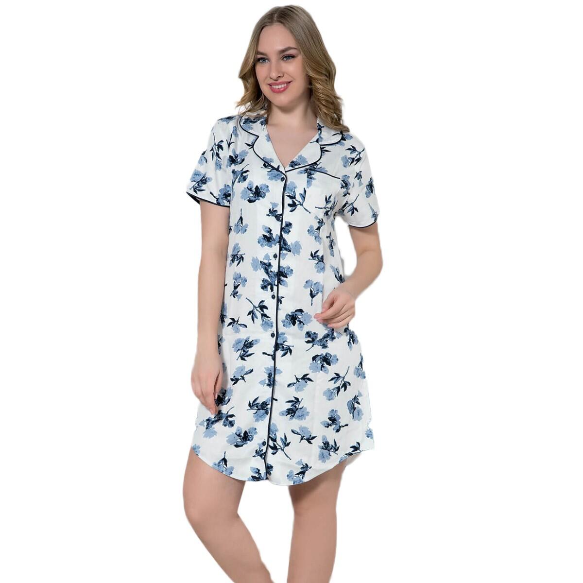 Blossom Exclusive İpek Saten Bayan Gecelik Gecelik Pijamaevi